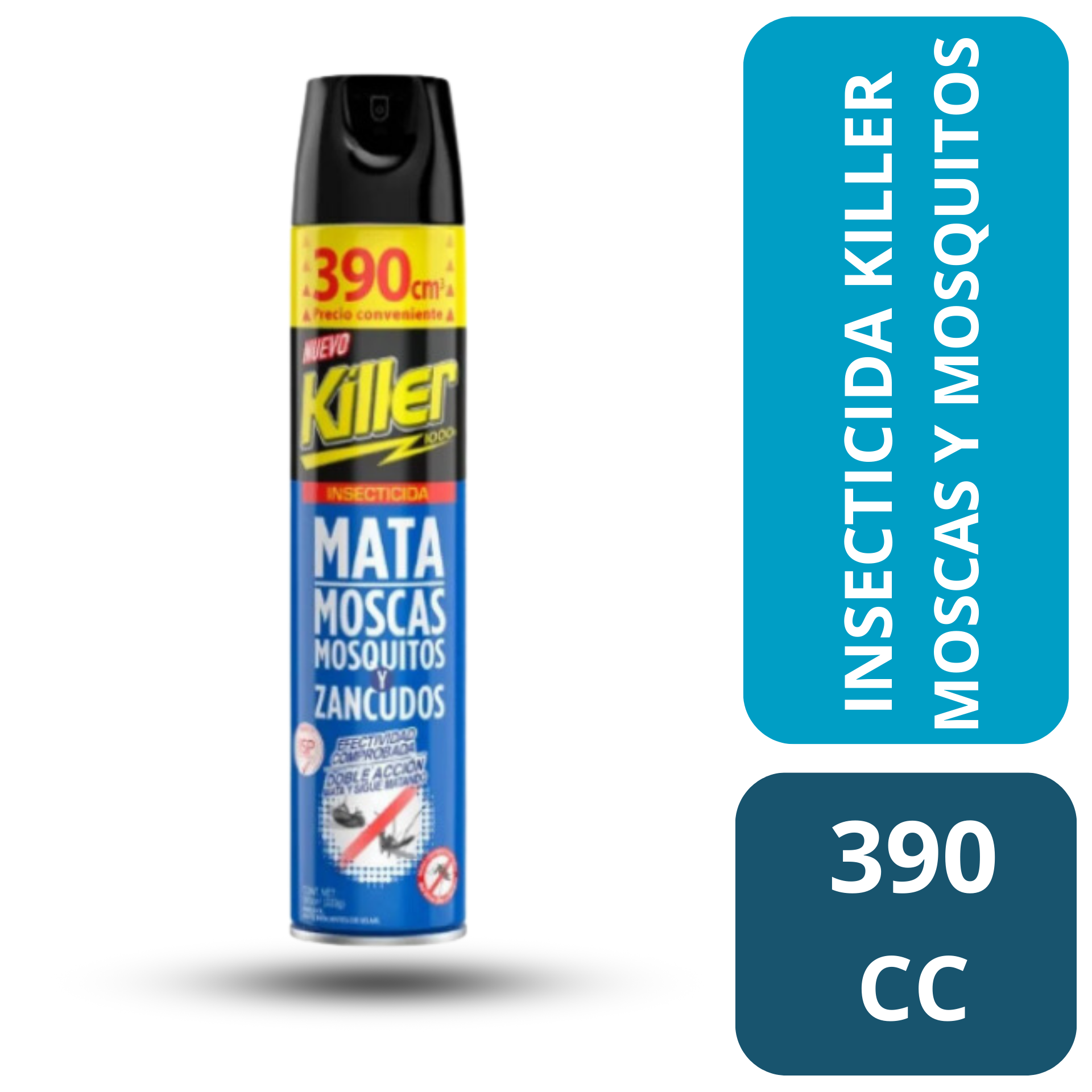 Insecticida Killer Moscas y Mosquitos Killer 390 CC - Haggar