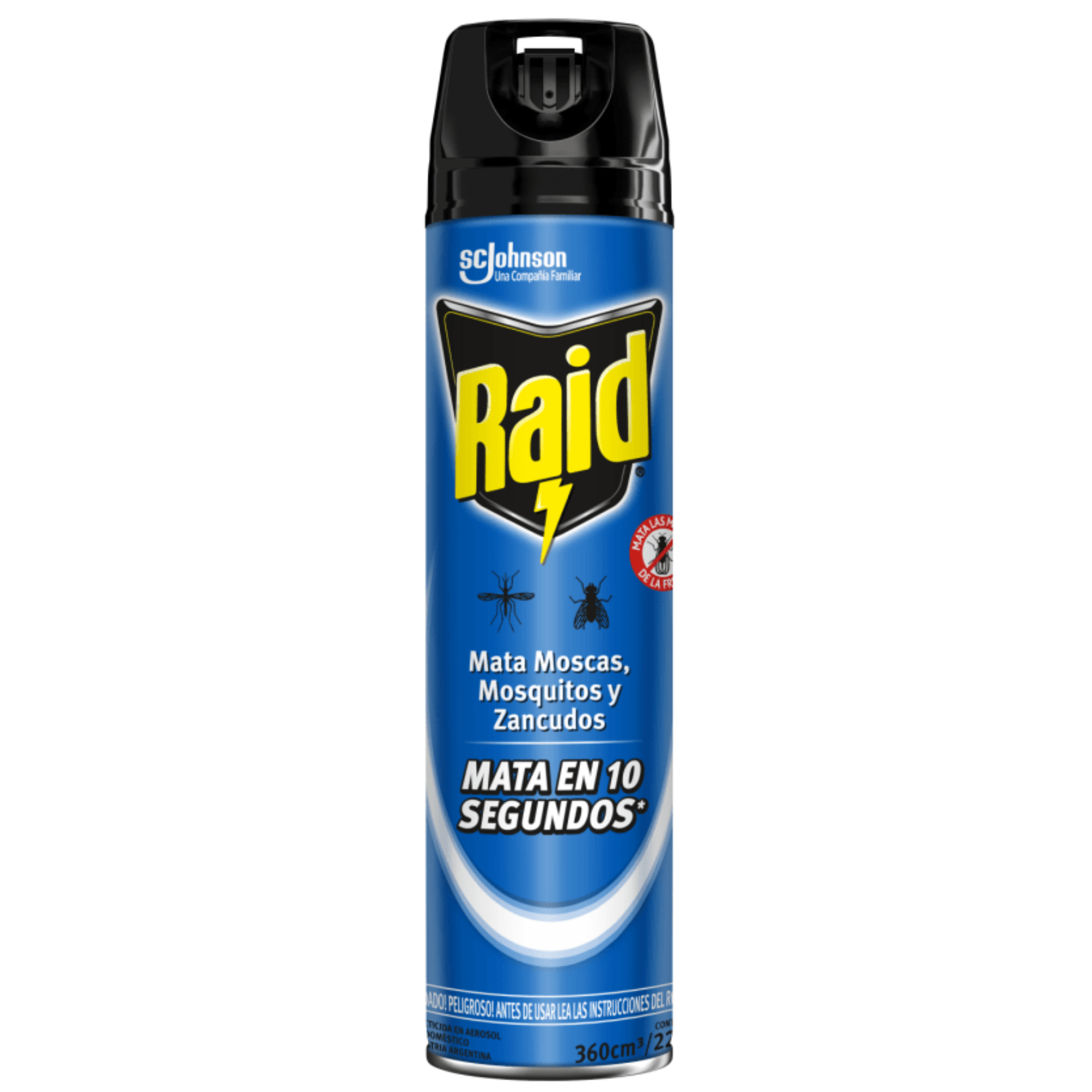 Raid Insecticida Moscas y Mosquitos 360cc - Haggar